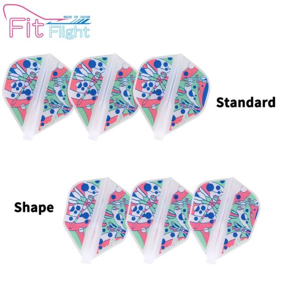 "Fit Flight" COSMO DARTS Printed Series Pastel Rain [Standard/Shape ...